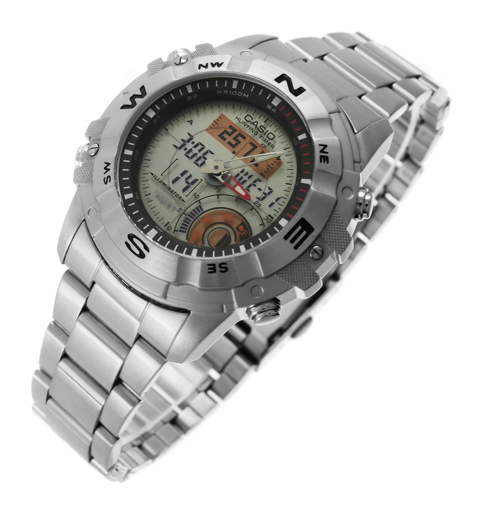 ZEGAREK CASIO męski AMW-704D dla wędkarzy - 7724612428 - oficjalne ...