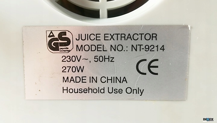 SOKOWIRÓWKA JUICE EXTRACTOR NT-9214 - 7636929631 - oficjalne archiwum ...