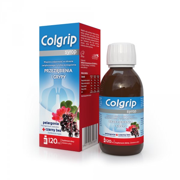 COLGRIP SYROP 120 ML PRZEZIĘBIENIA I GRYPY OD 3 R. - 7005993748 ...
