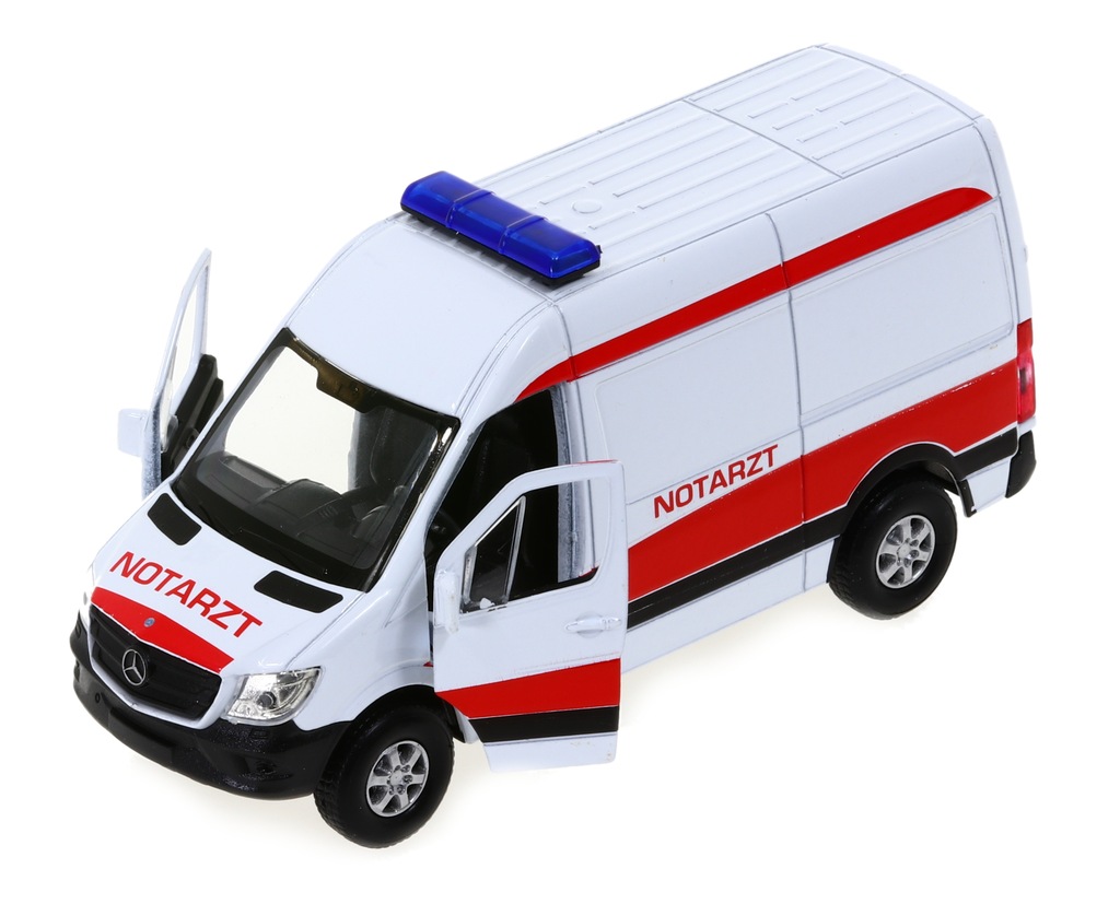 Welly Model Mercedes Sprinter Pogotowie Ambulans - 6990877805 ...