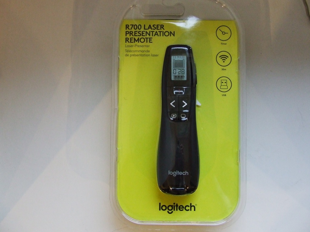 Wskaźnik multimedialny prezenter Logitech r700 - 7163820613 - oficjalne ...