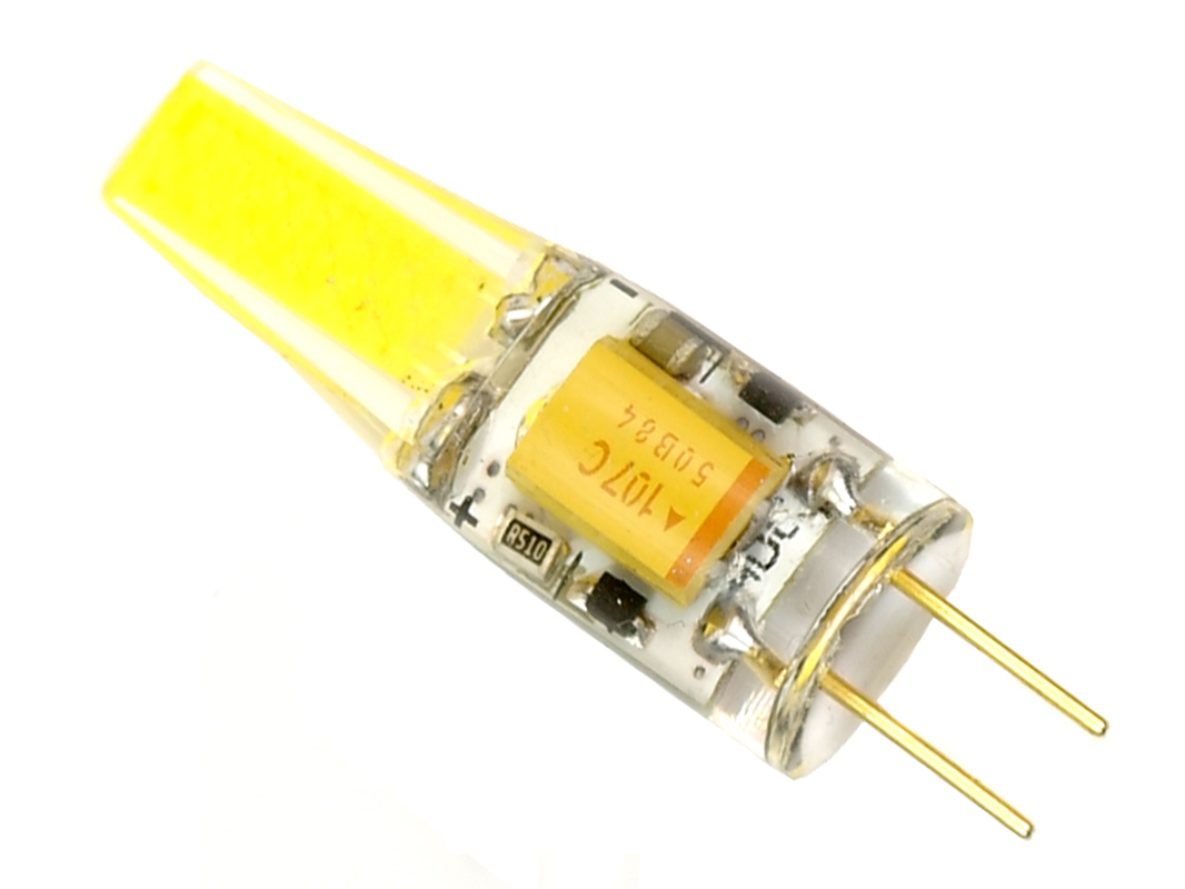 Żarówka G4 COB LED 12V DC 2W 300lm Biały zimny 6799959579 - Allegro.pl Żarówka G4 COB LED 12V DC 2W 300lm Biały zimny 6799959579 - Allegro.pl