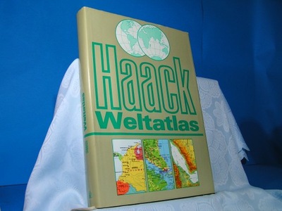 HAACK WELTATLAS WIELKI ATLAS PUDEŁKO MAPY bdb'84 - 8696568288 ...